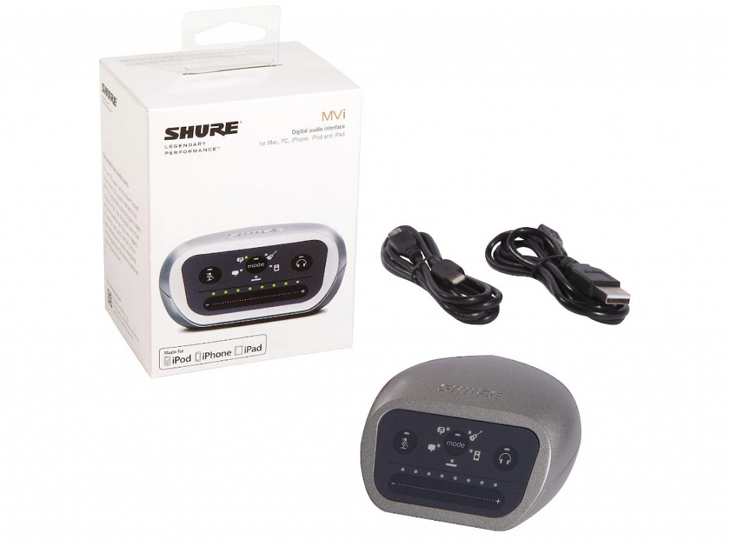 MENSAGEIRO MUSICAL - INTERFACE DE AUDIO SHURE DIGITAL MVI/A-LTG