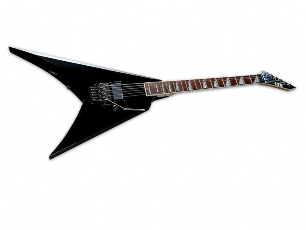 MENSAGEIRO MUSICAL - GUITARRA ESP LTD FLYING V SIGNATURE ALEXI 200 BLACK
