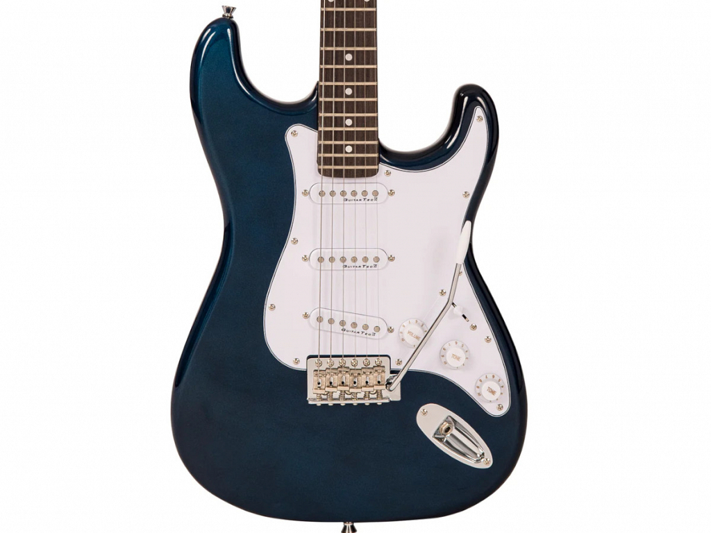 MENSAGEIRO MUSICAL - GUITARRA ENCORE VINTAGE STRATO E6 CANDY APPLE BLUE